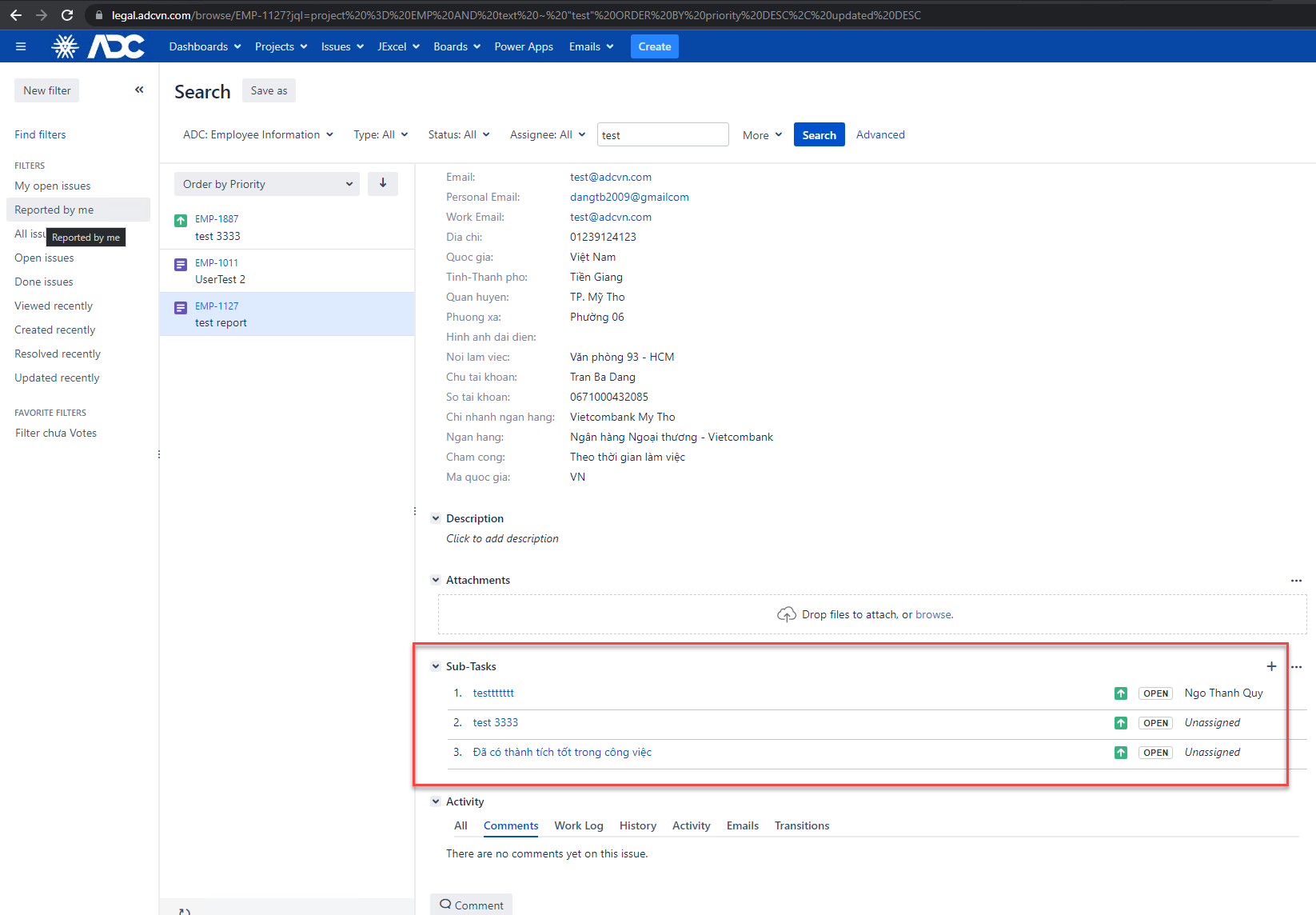 5. Hướng dẫn tạo task Khen thưởng / Kỷ luật nhân viên - ADC-Tài liệu hướng dẫn - Wiki ADC Group